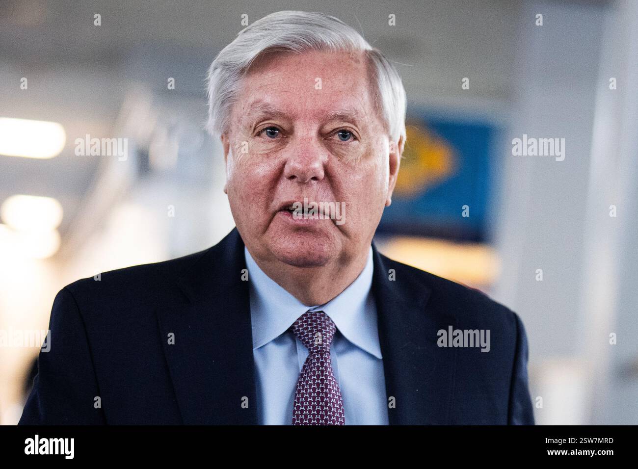UNITED STATES - FEBRUARY 20: Sen. Lindsey Graham, R-S.C., is seen in ...