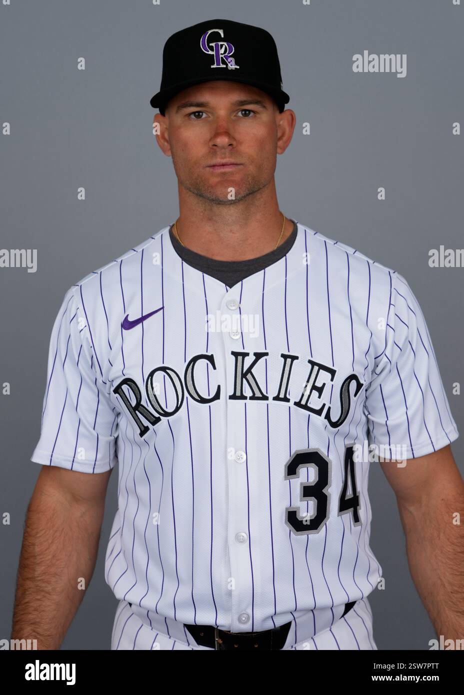 This is a 2025 photo of third base coach Warren Schaeffer of the ...