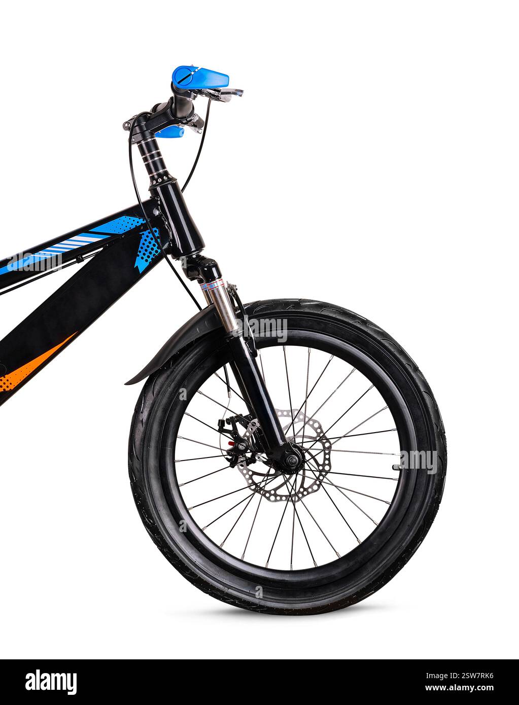 Modern bmx bike isolated on white background Stock Photo - Alamy