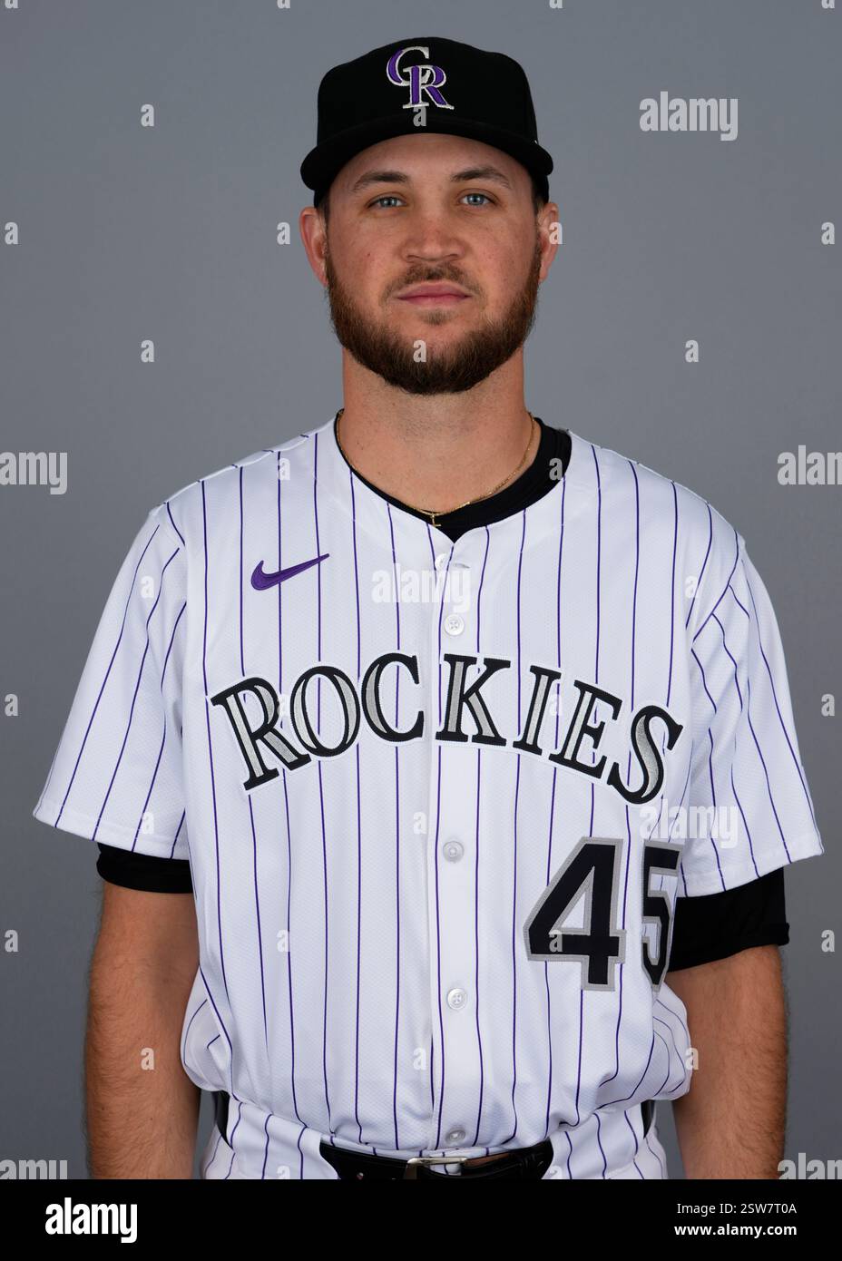 This is a 2025 photo of Carson Palmquist of the Colorado Rockies ...