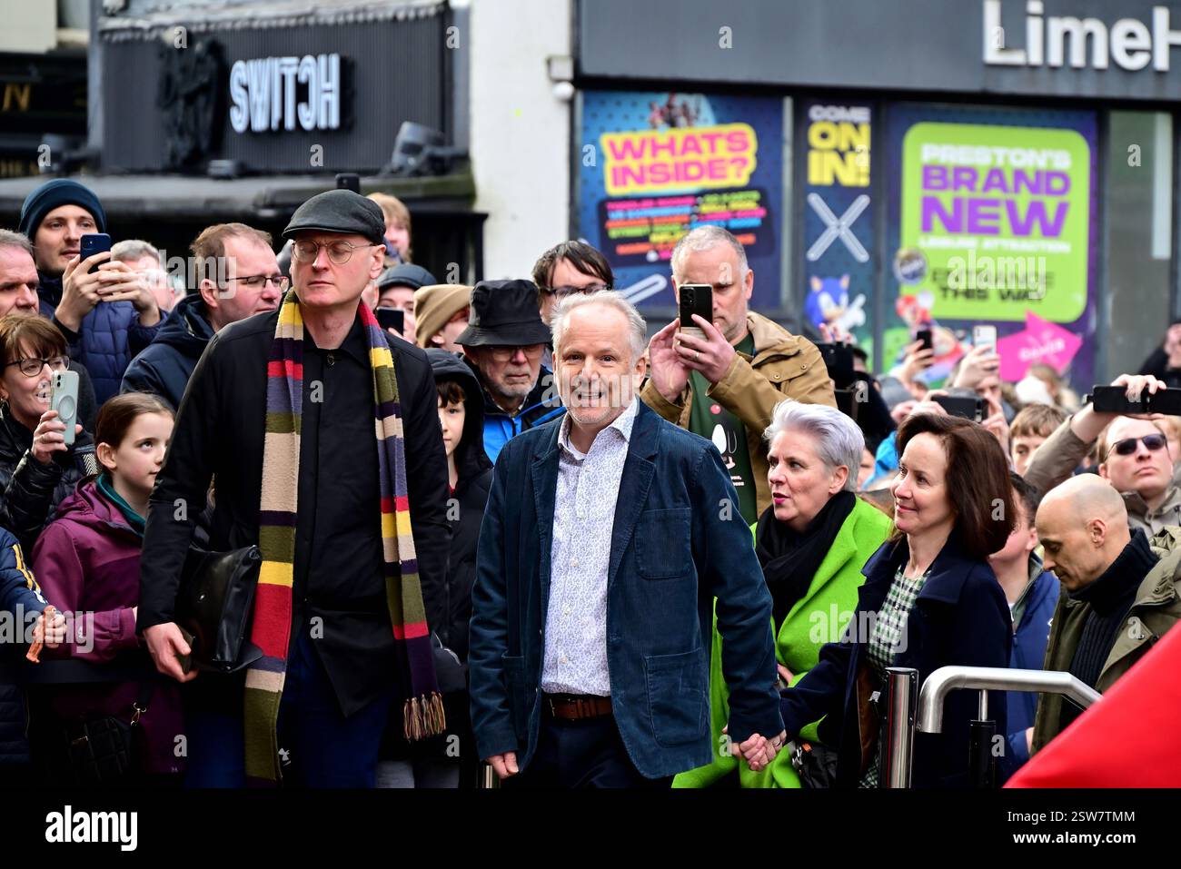 Around the UK - Unveiling Ceremony in Preston Town Centre of Nick Parks ...