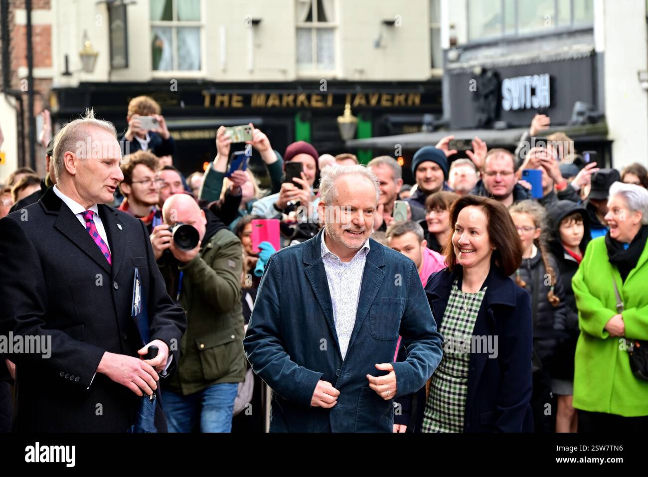 Around the UK - Unveiling Ceremony in Preston Town Centre of Nick Parks ...