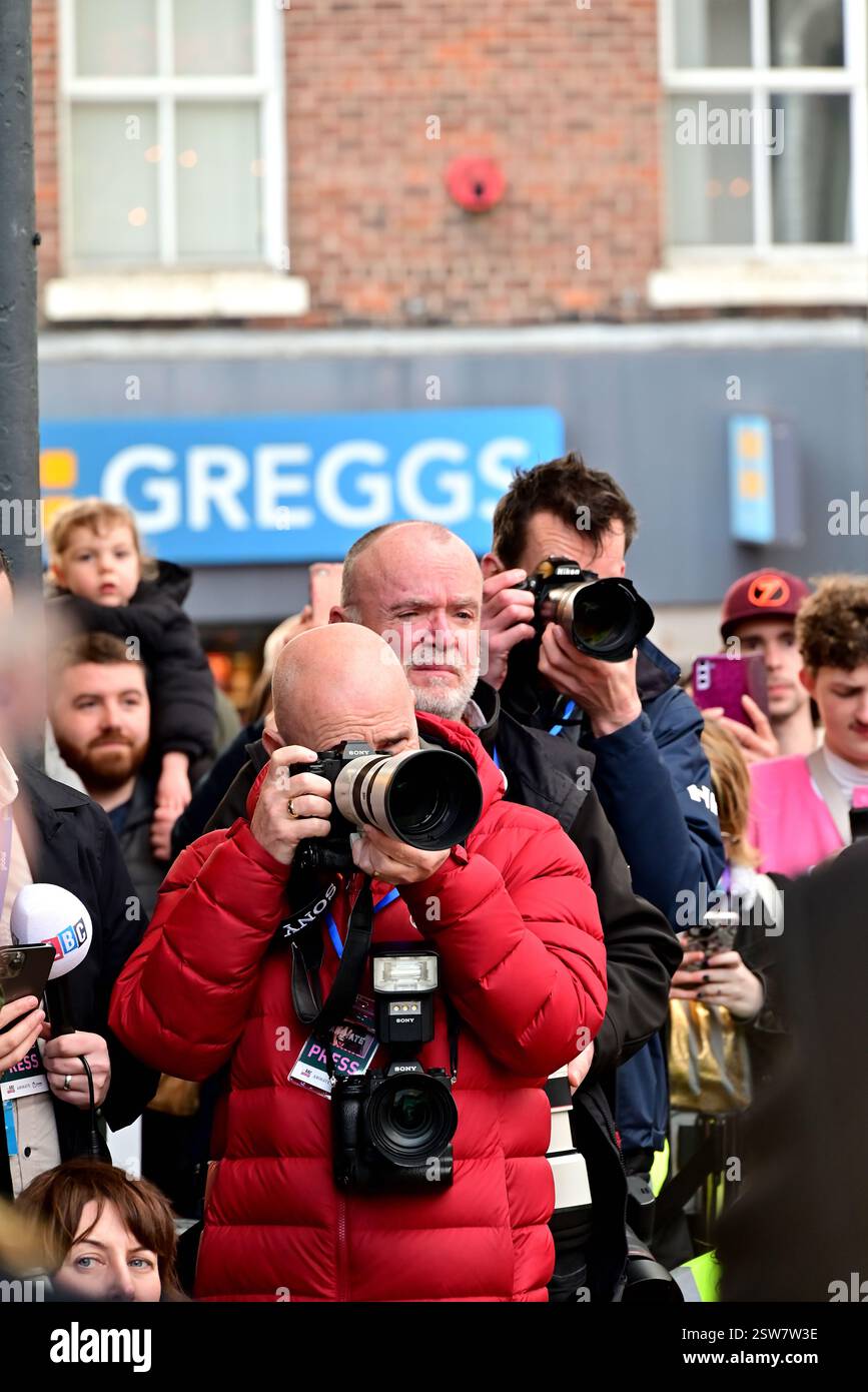 Around the UK - Unveiling Ceremony in Preston Town Centre of Nick Parks ...