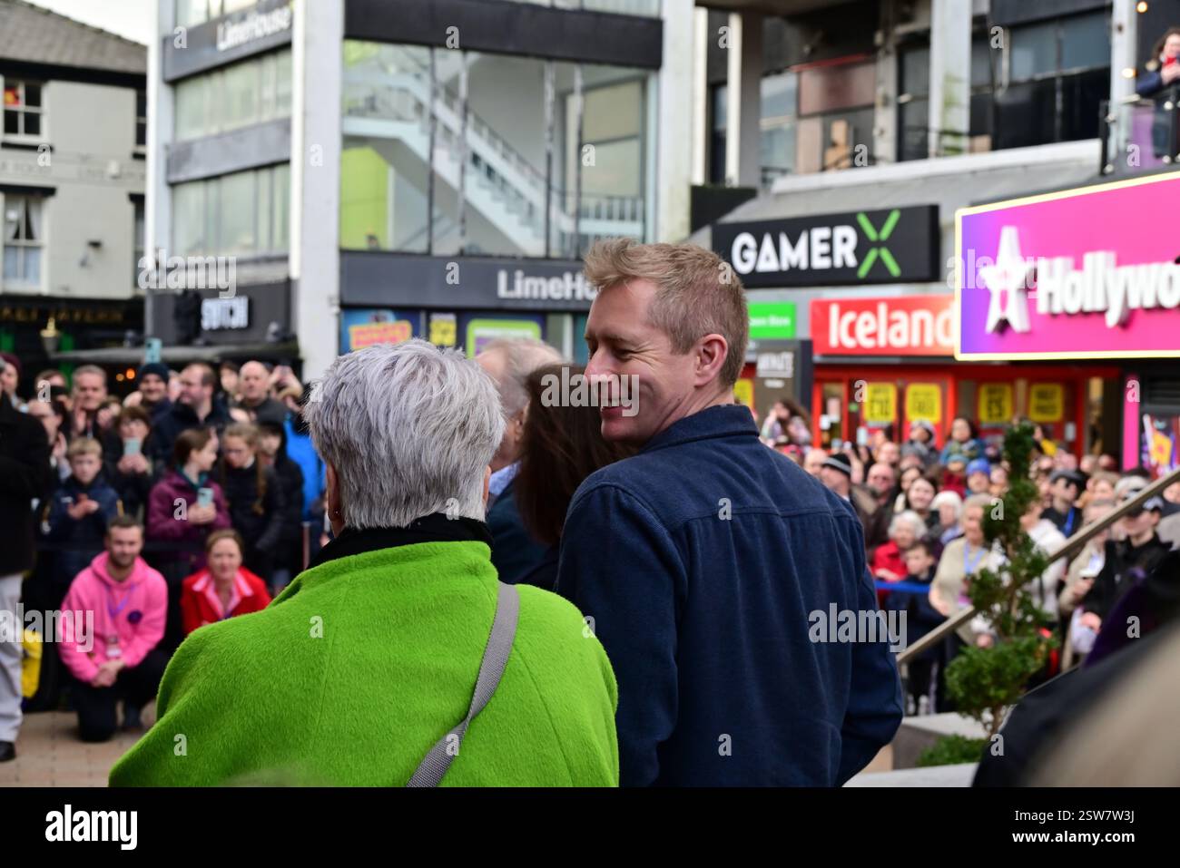 Around the UK - Unveiling Ceremony in Preston Town Centre of Nick Parks ...