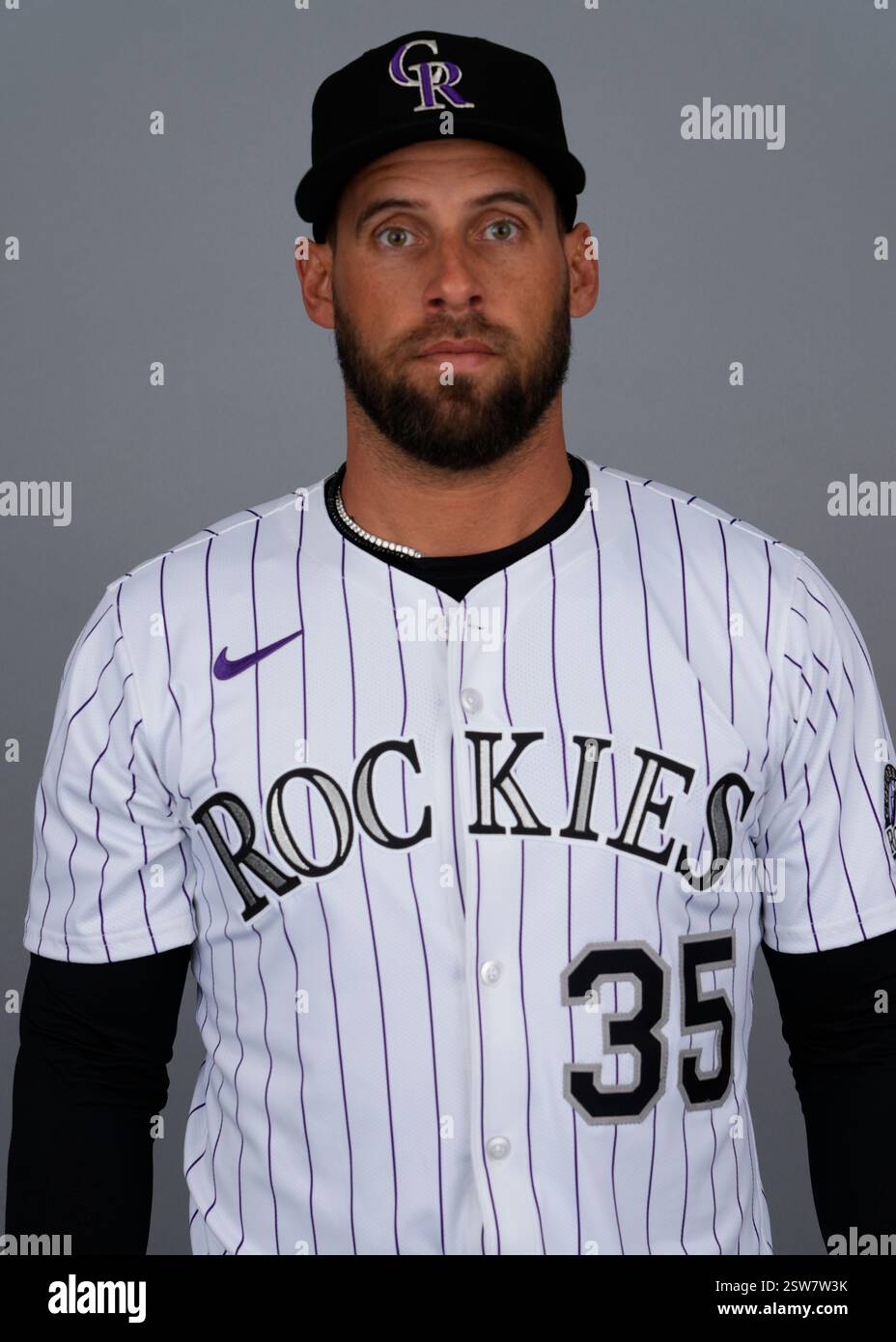 This is a 2025 photo of Nick Martini of the Colorado Rockies baseball ...