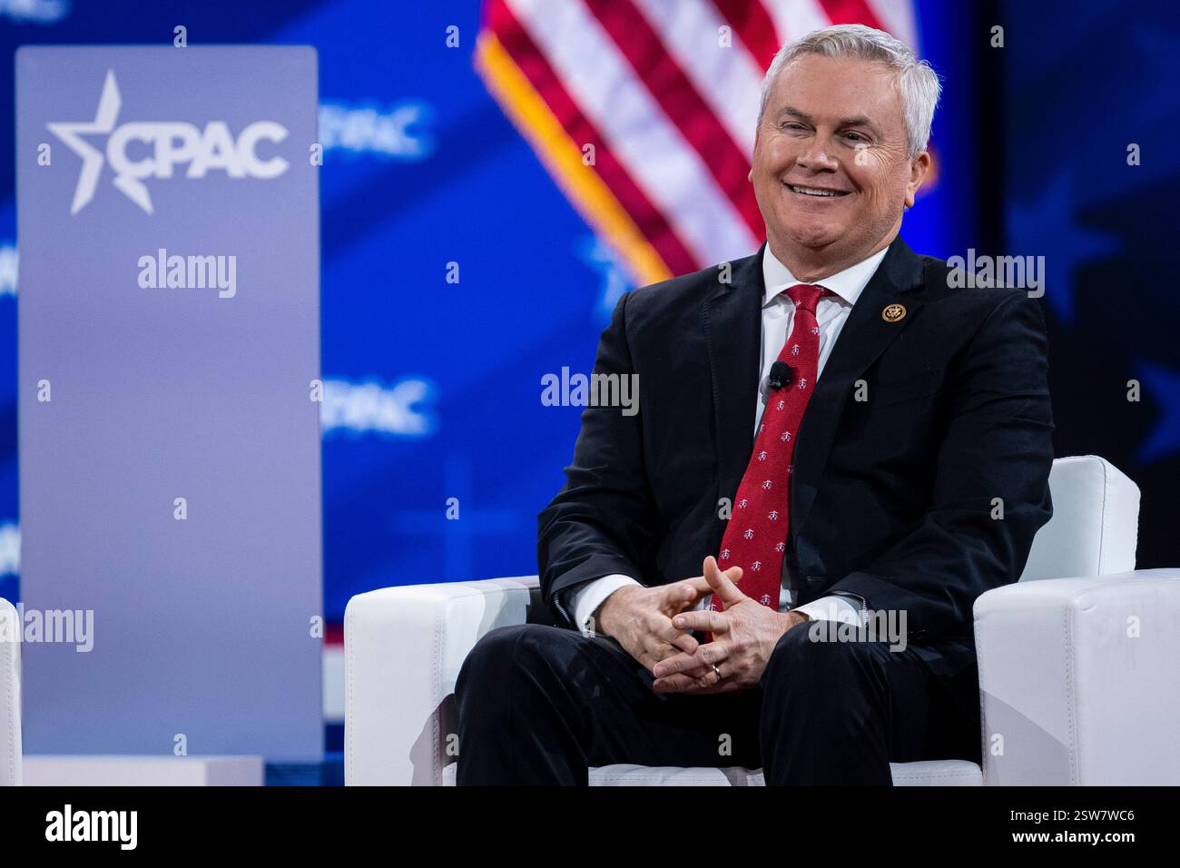 Representative James Comer (R-KY) speaks during day 1 of the 2025 ...