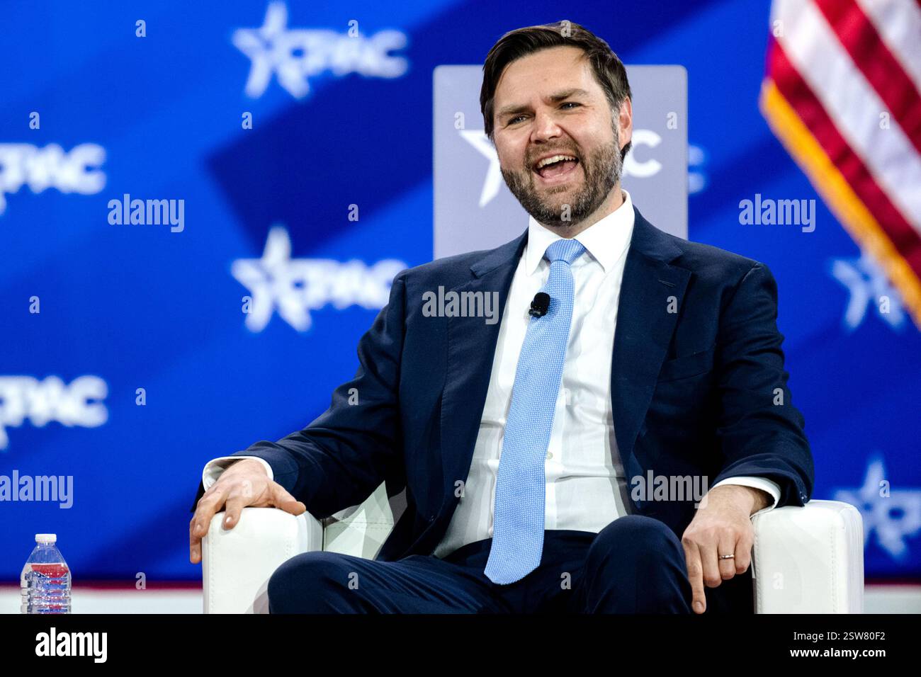 Washington Dc, USA. 20th Jan, 2025. Vice President JD Vance speaks on ...