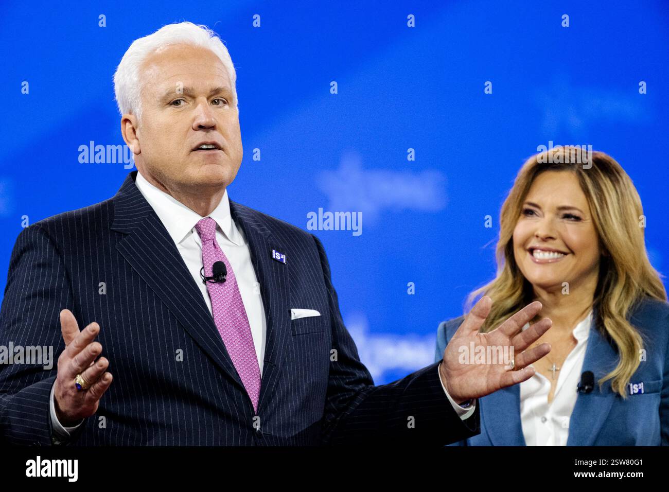 Washington Dc, USA. 20th Jan, 2025. Co-chairs of CPAC 25, Matt Sclapp ...