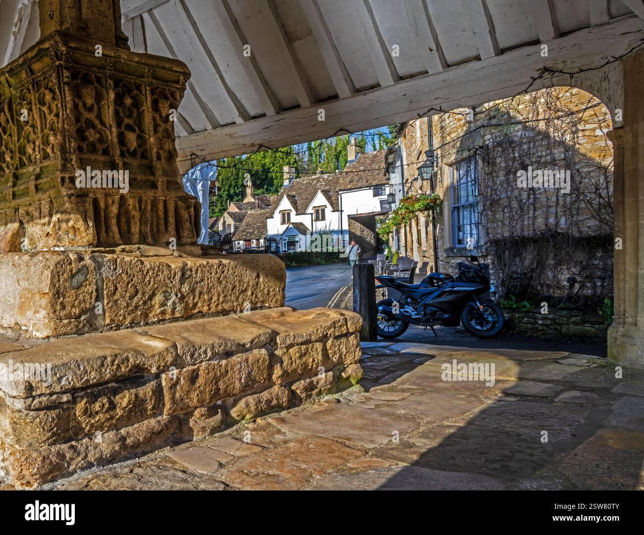 Castle Combe - Village Stock Photo - Alamy
