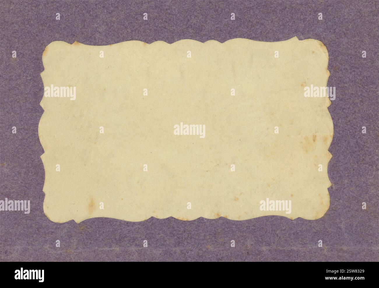 100 year old label on the cover of a purple notebook Stock Photo - Alamy
