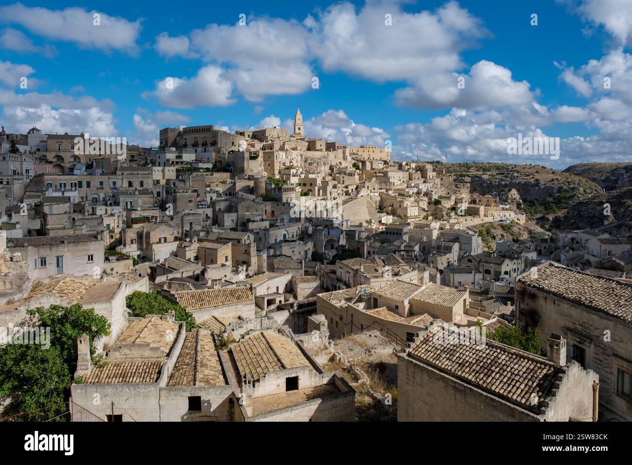 Stunning panorama of Matera, Puglia, showcasing ancient stone ...
