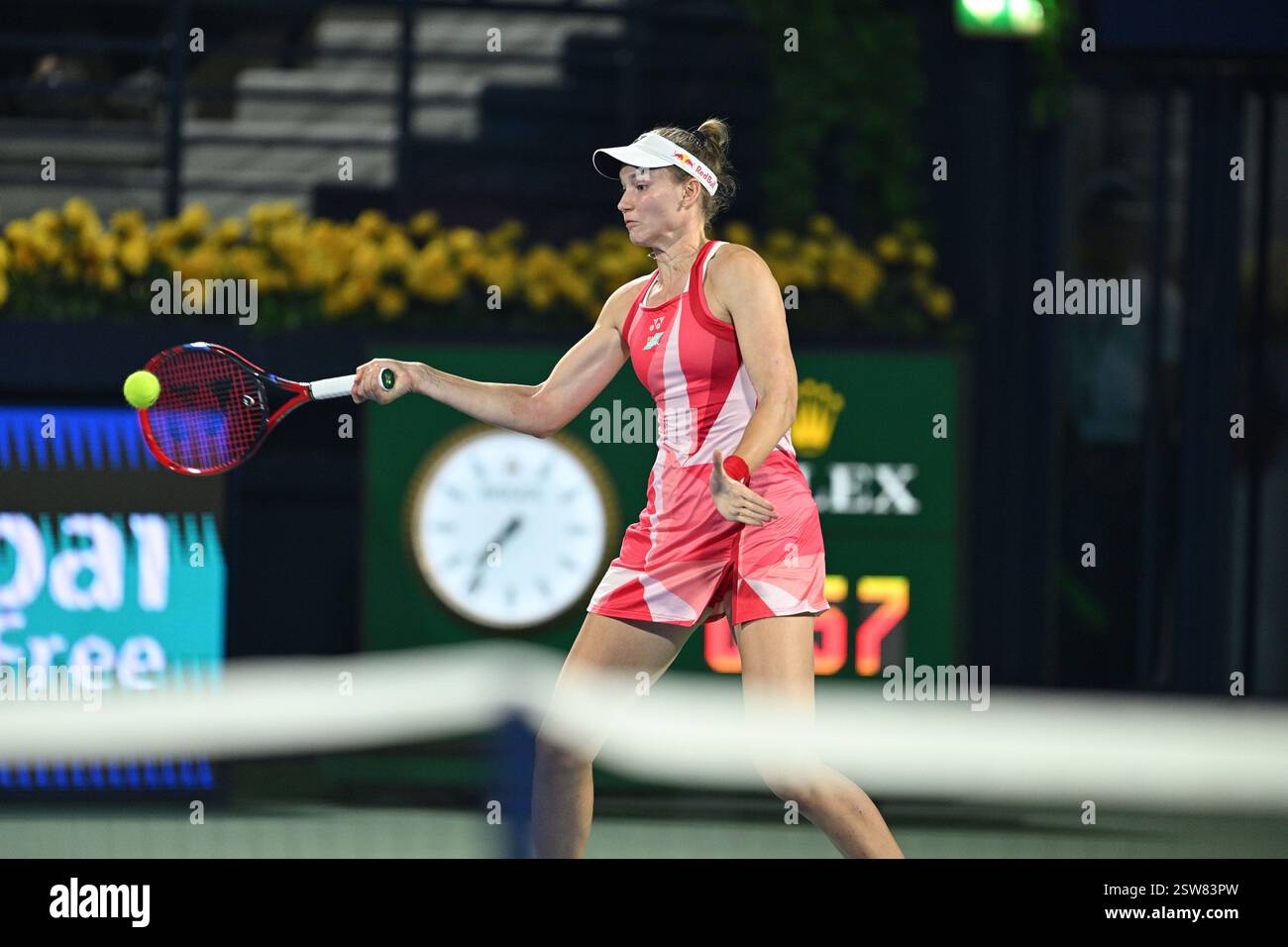 DUBAI, UAE, 20th February 2025. Action from the quarterfinals match of ...