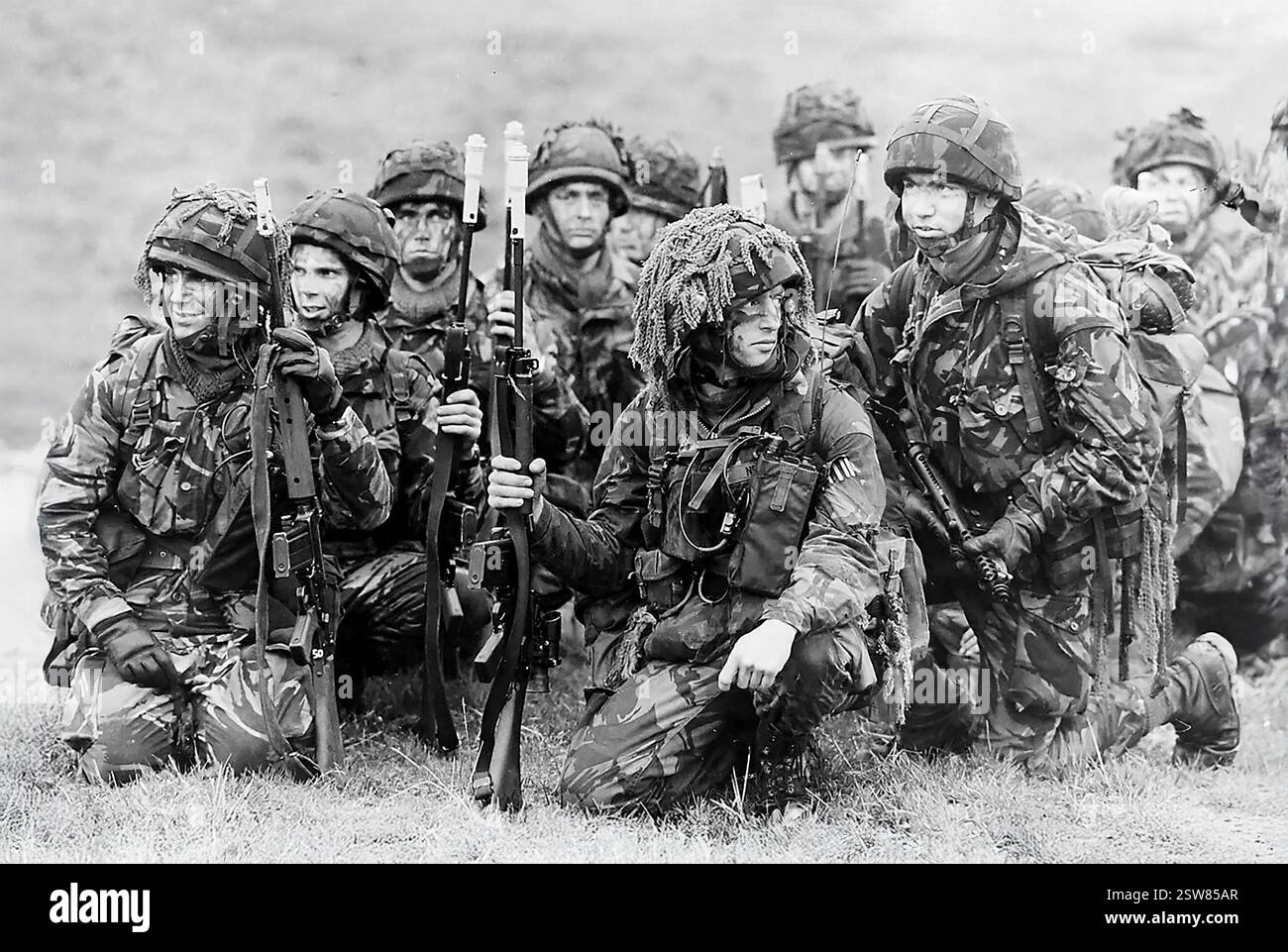 British Territorial Army new recruits getting their first taste of ...