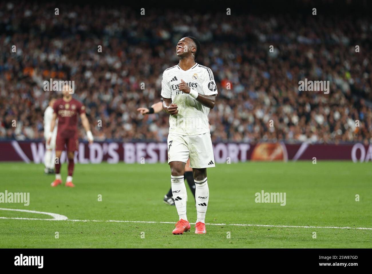 Madrid, Spain. 19th Feb, 2025. Vinicius Junior (Real) Football/Soccer ...