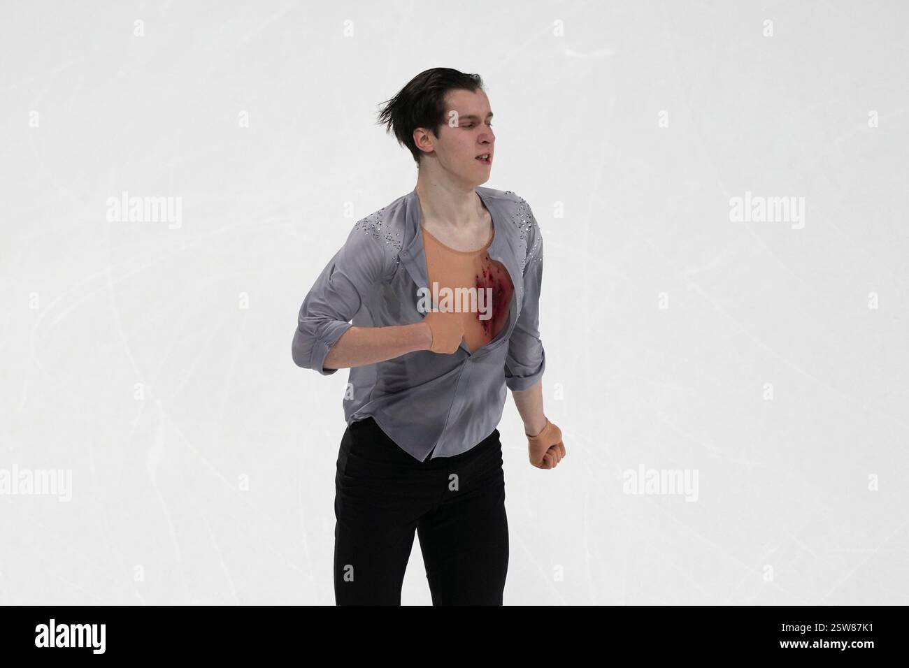 Ukraine's Kyrylo Marsak performs during the men's Free Skating ...