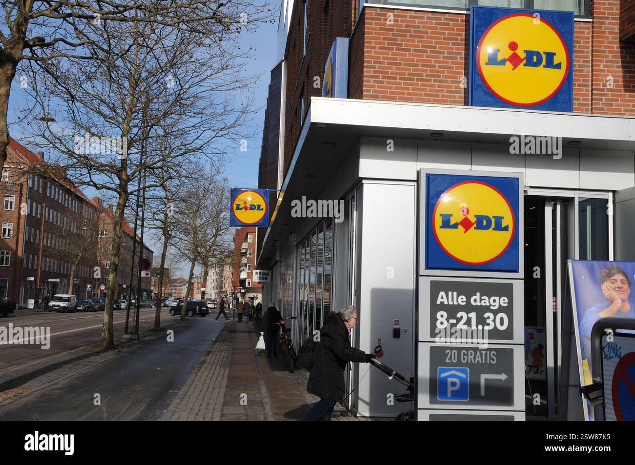 Copenhagen/ Denmark/20 february 2025/Geran lidl grocery chain store n ...