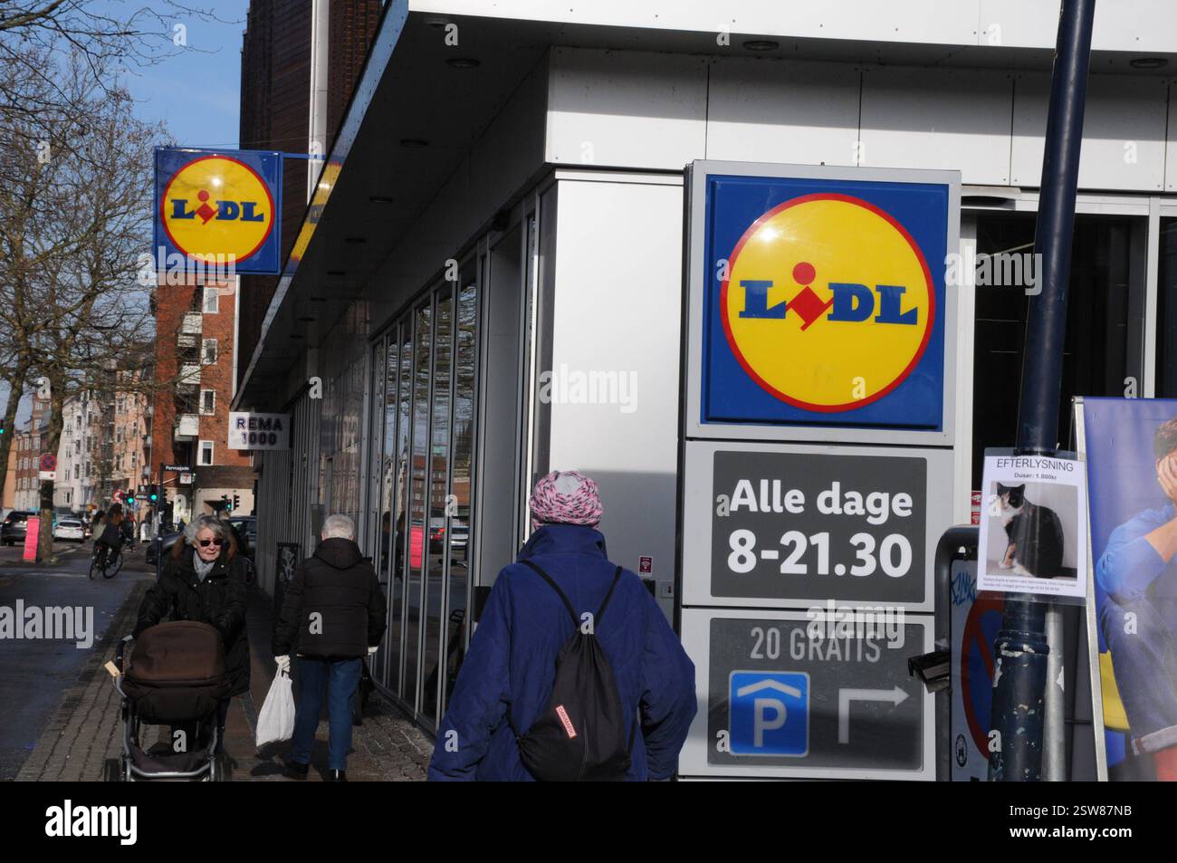 Copenhagen/ Denmark/20 february 2025/Geran lidl grocery chain store n ...
