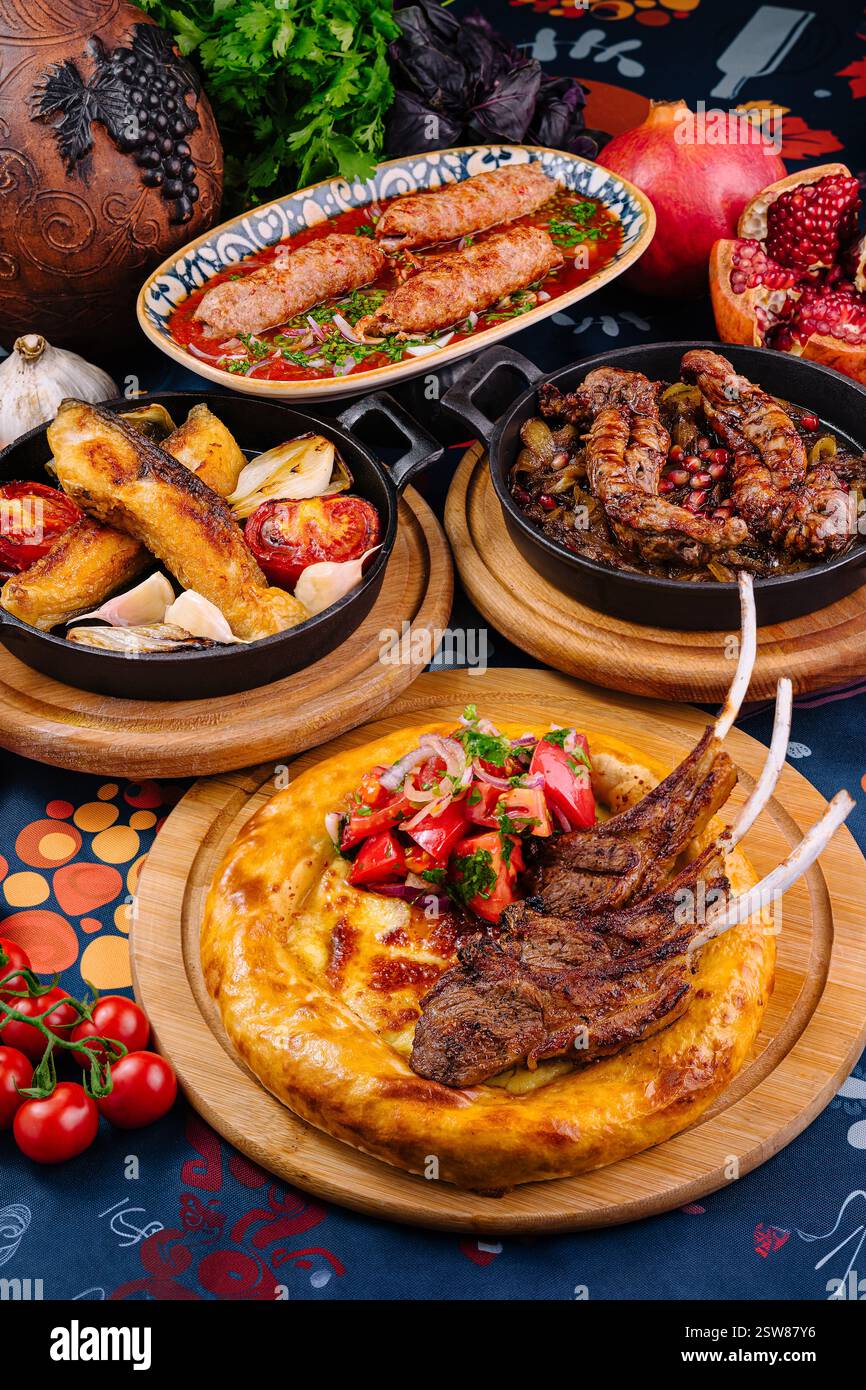 Georgian food khachapuri fried hi-res stock photography and images - Alamy