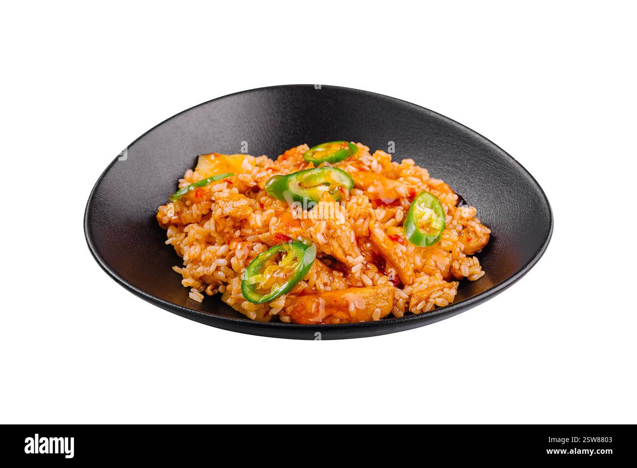 Food plate hot spicy Cut Out Stock Images & Pictures - Alamy