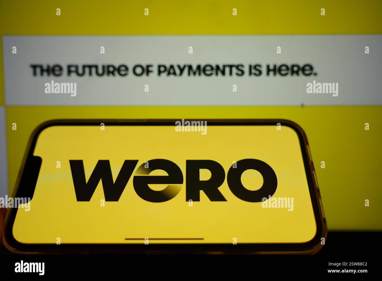 Roosendaal, The Netherlands - February 20, 2025: A mobile phone ...