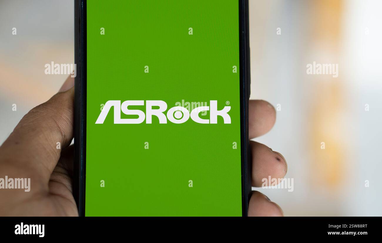 Asrock logo hi-res stock photography and images - Alamy