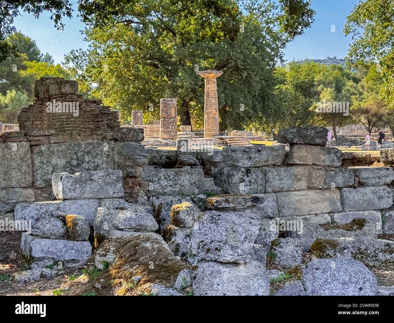 Olympia, Greece - July 4, 2024: Birthplace of the Olympic Games ...