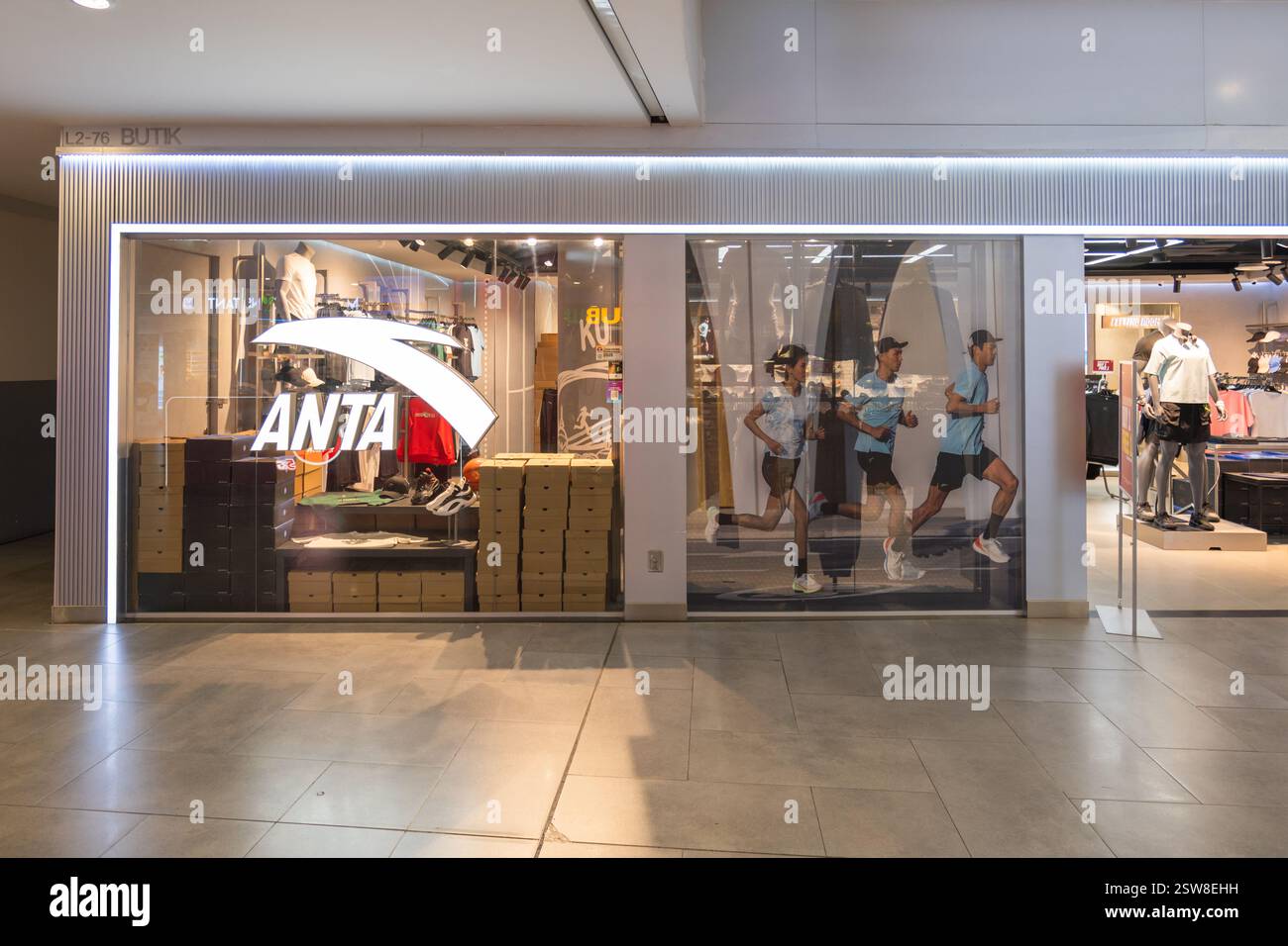 Kuala Lumpur, Malaysia - 12.26.2024: Anta Sports storefront. Anta ...