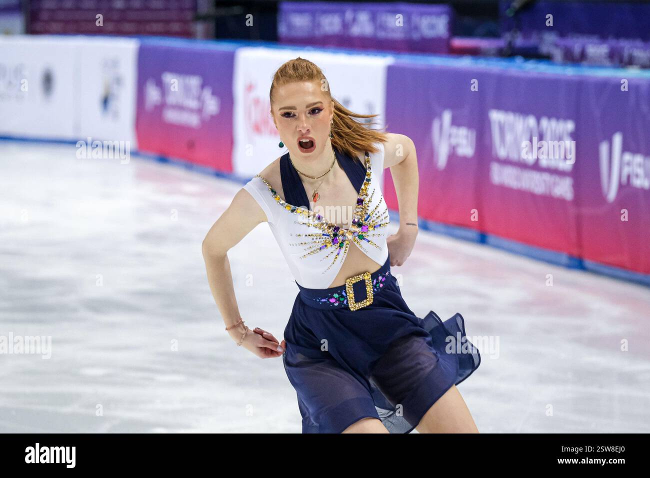 Lou Terreaux of France seen during the Ice Dance - Rhythm Dance of ...