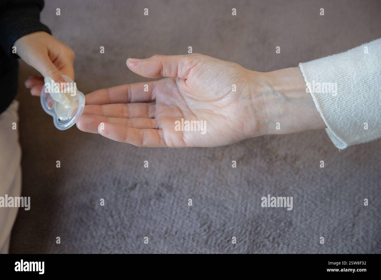 Letting childs hand go hi-res stock photography and images - Alamy