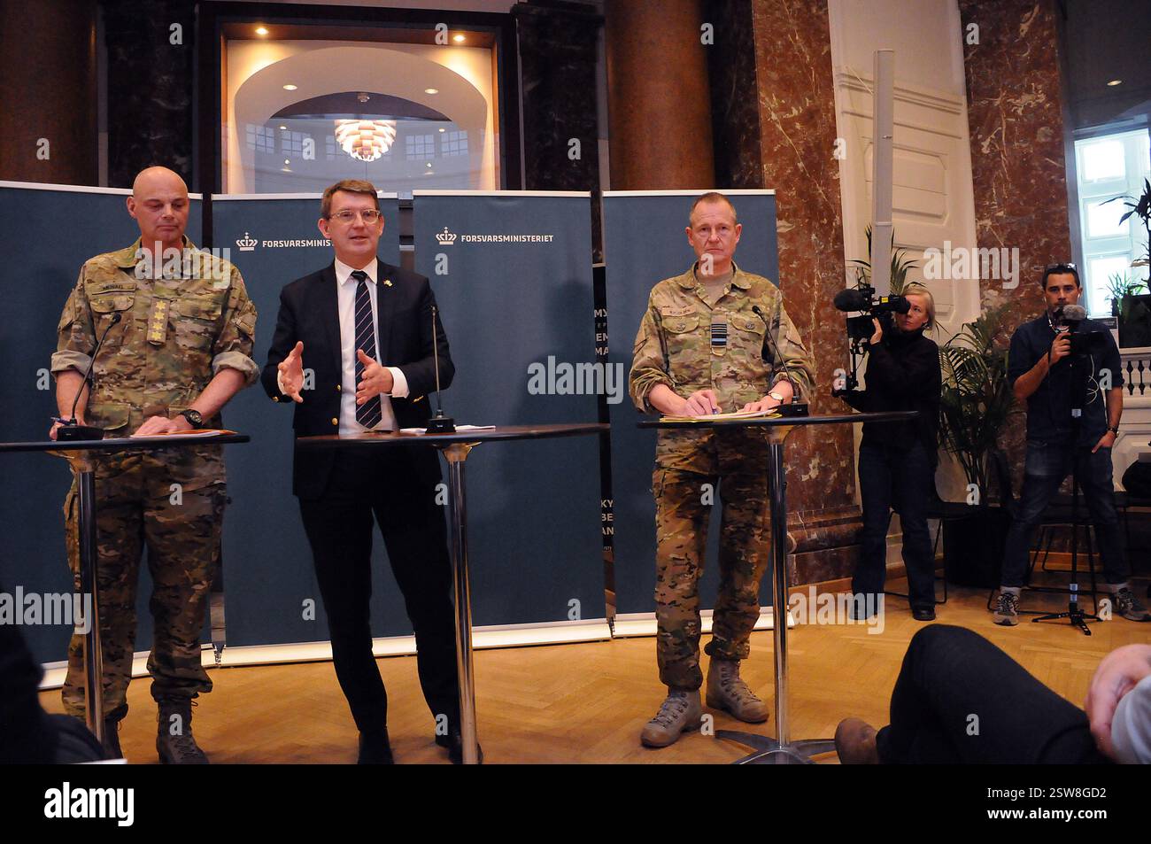 Copenhagen/ DenmarK/20 FEBRUARY 2025 /Denmarks' minister for defence ...