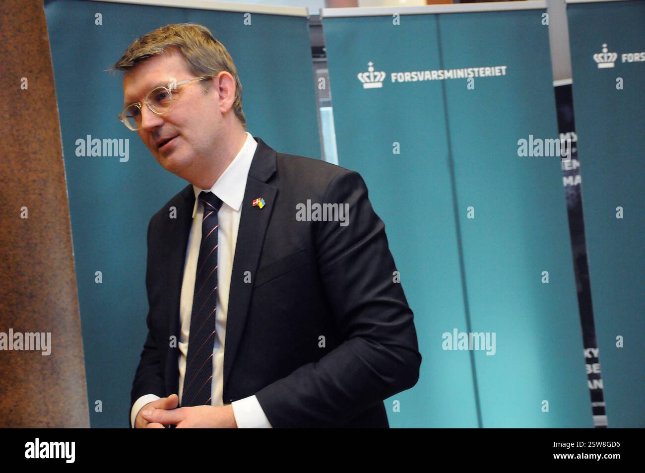 Copenhagen/ DenmarK/20 FEBRUARY 2025 /Denmarks' minister for defence ...