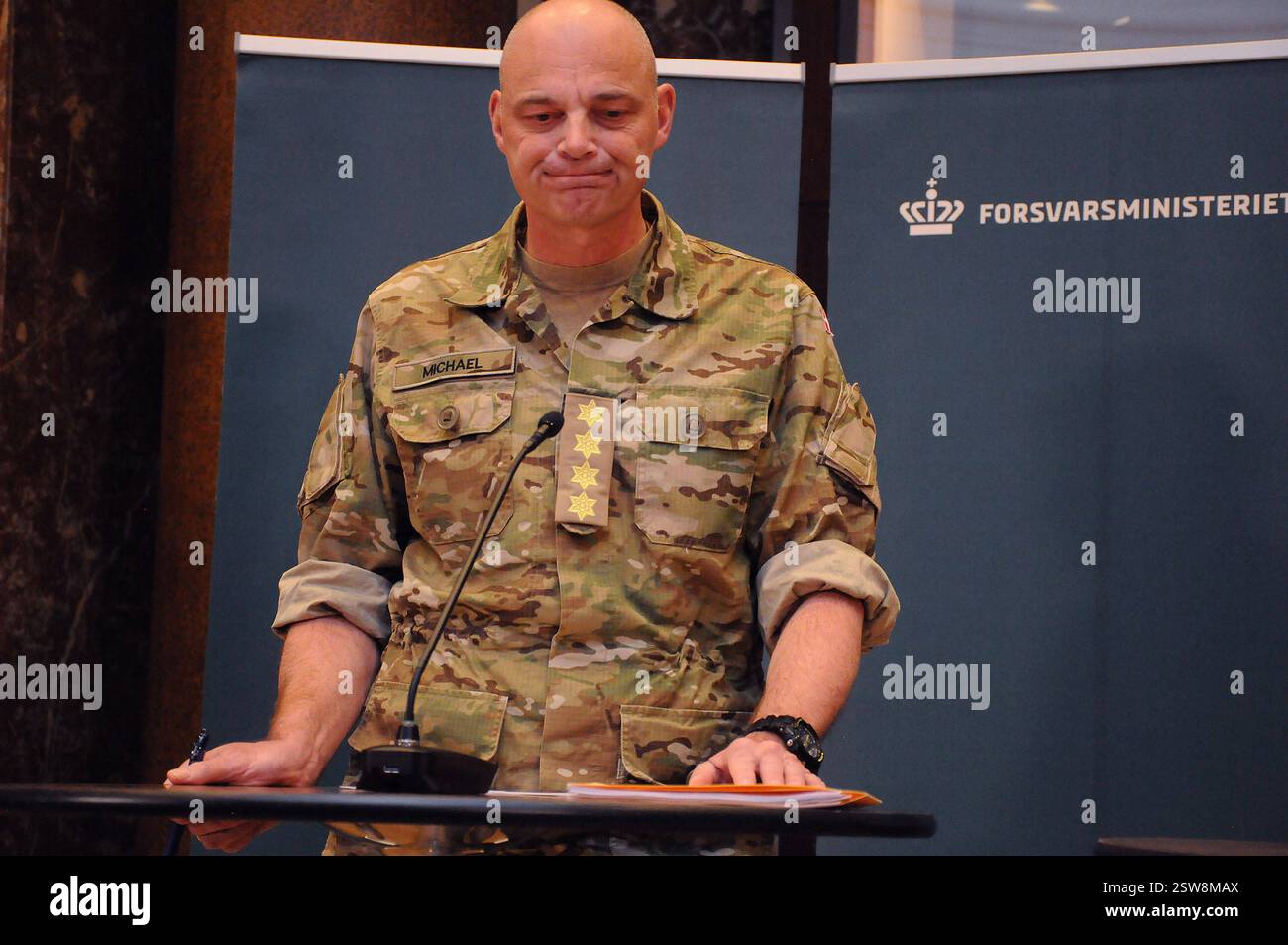 Copenhagen/ DenmarK/20 FEBRUARY 2025 /Denmarks minister for defence ...