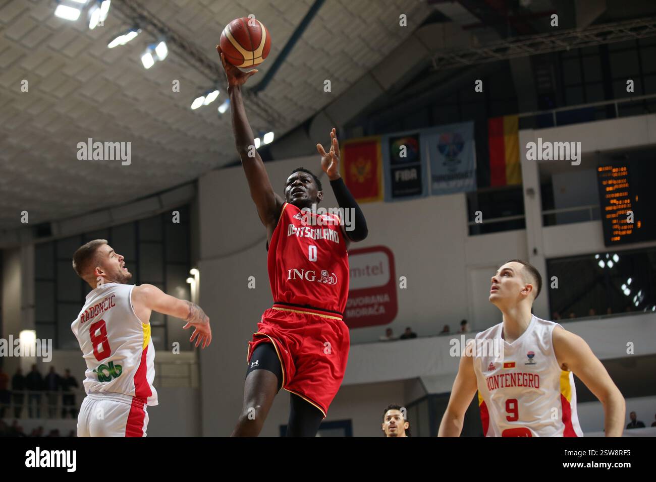 Podgorica, Montenegro. 20th Feb, 2025. Basketball, European ...