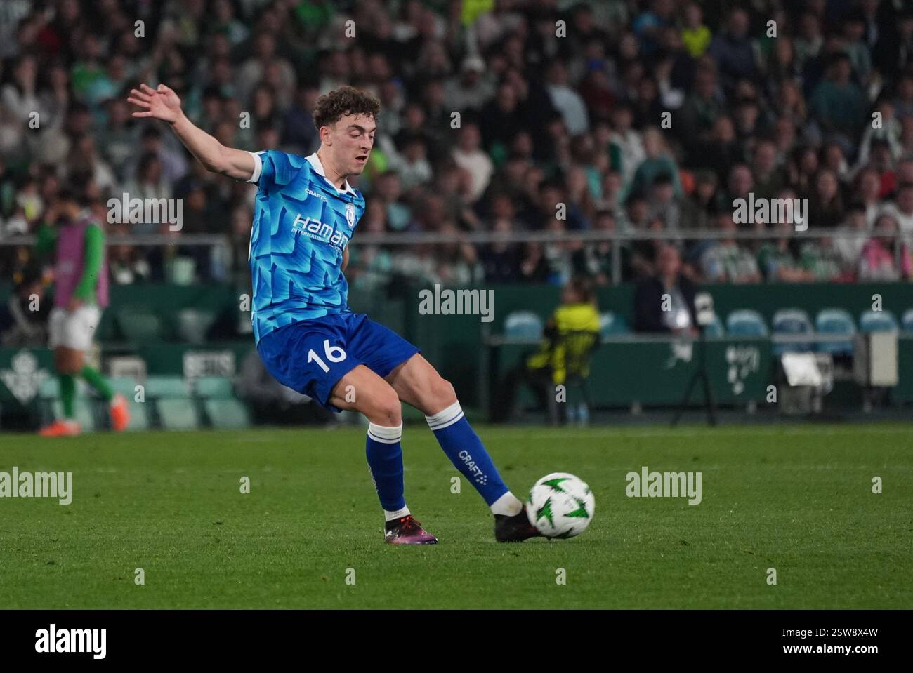 Sevilla, Spain. 20th Feb, 2025. Gent's Mathias Delorge pictured in ...
