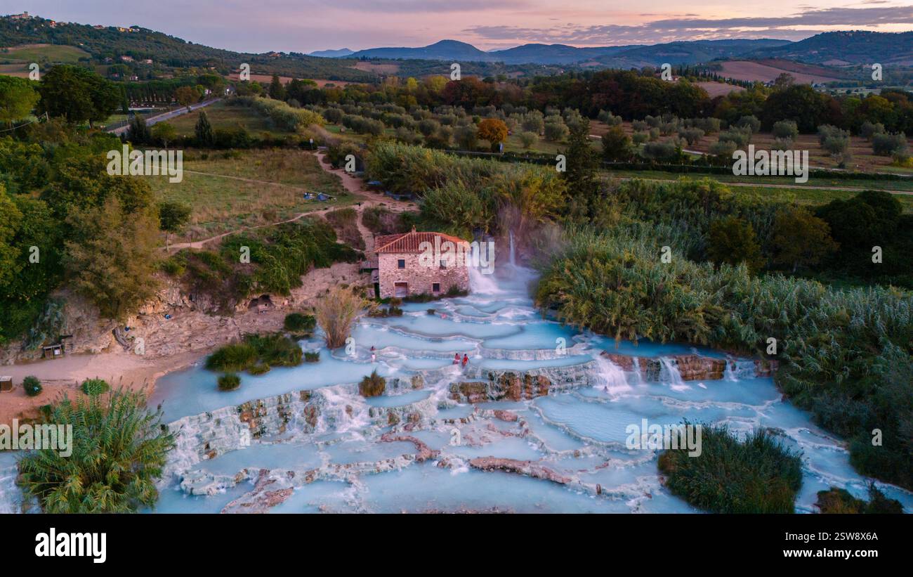 Experience the serene beauty of Saturnia thermal baths in Tuscany ...