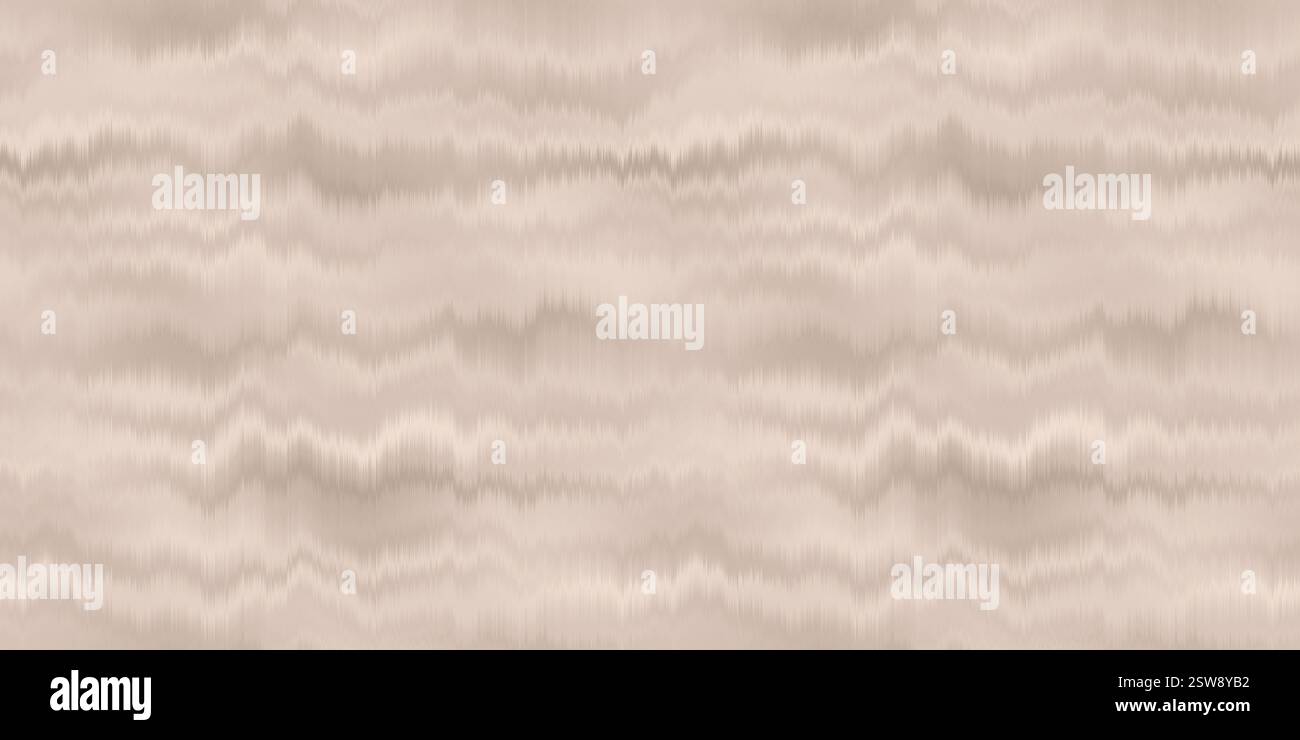 Soft brown space dyed washed border seamless pattern. Mocha tan effect ...