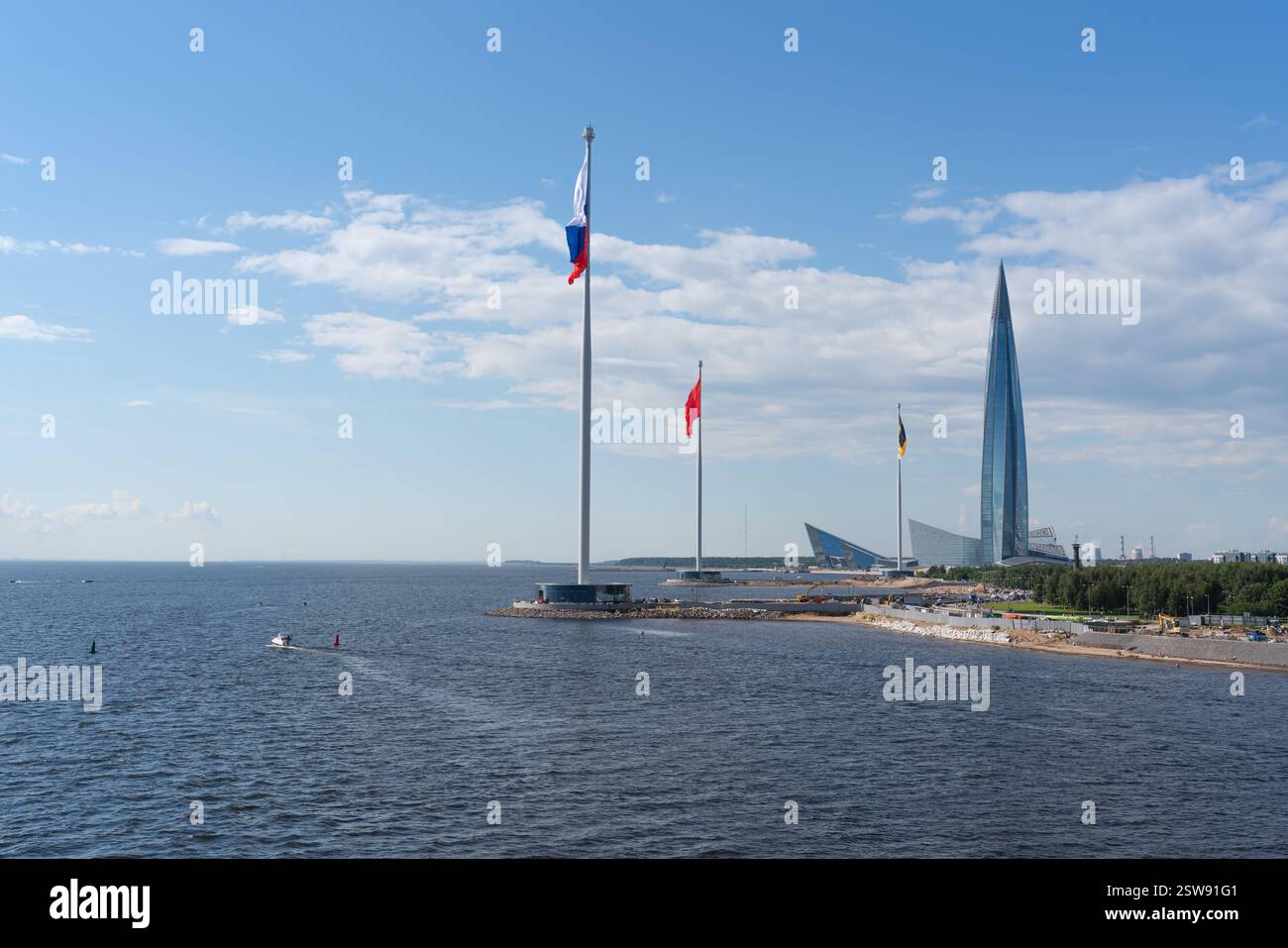 Lakhta Center. The tallest skyscraper in Europe and northernmost high ...