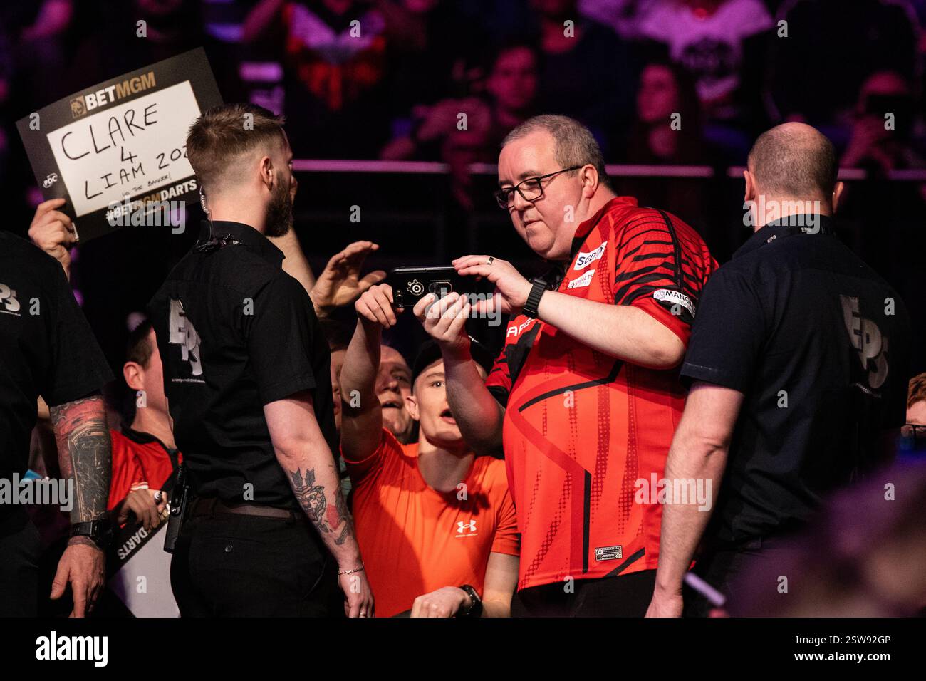 Dublin, Ireland – 20th February 2025 – Stephen Bunting during his walk ...