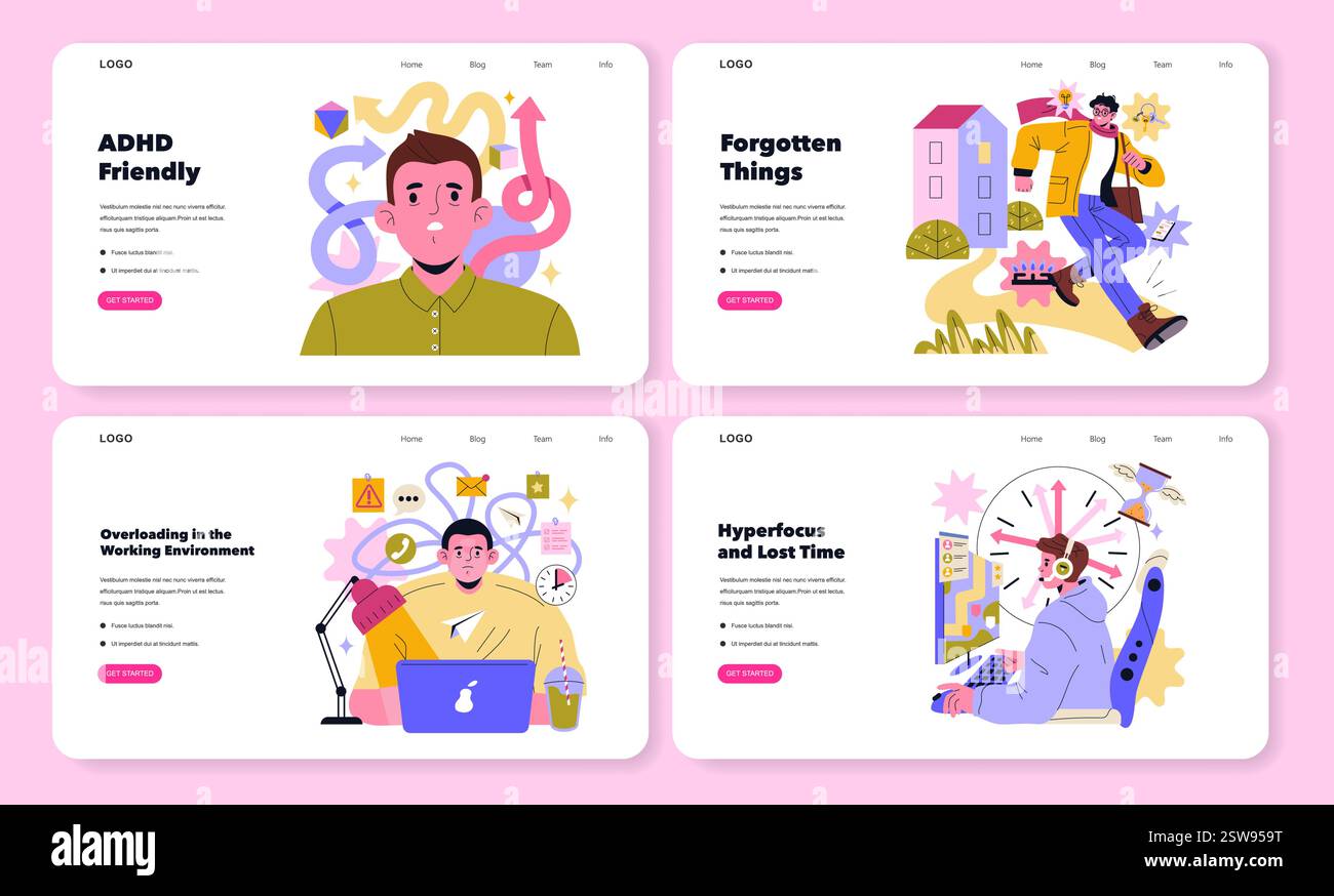 ADHD-friendly design elements that facilitate focus and manage ...