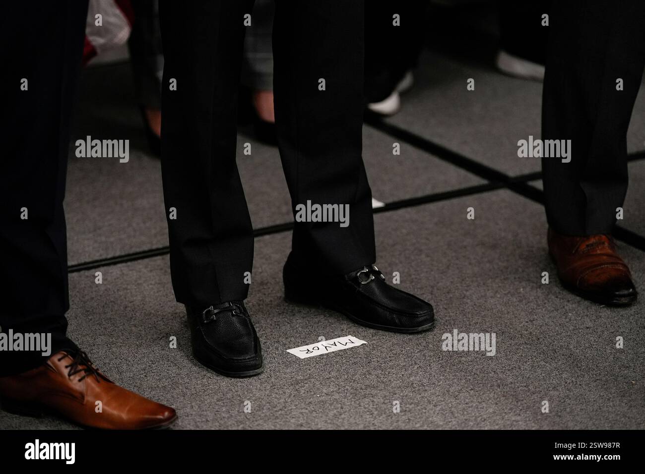 New York City Mayor Eric Adams attends an event at the NYPD's 40th ...