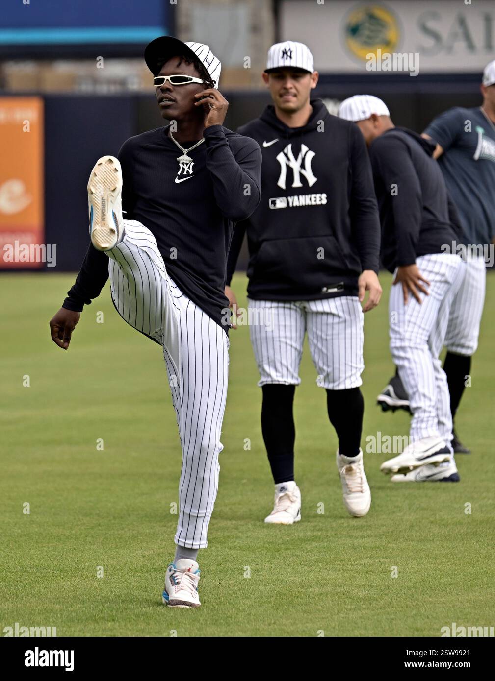 Tampa, United States. 20th Feb, 2025. New York Yankees infielder Jazz ...