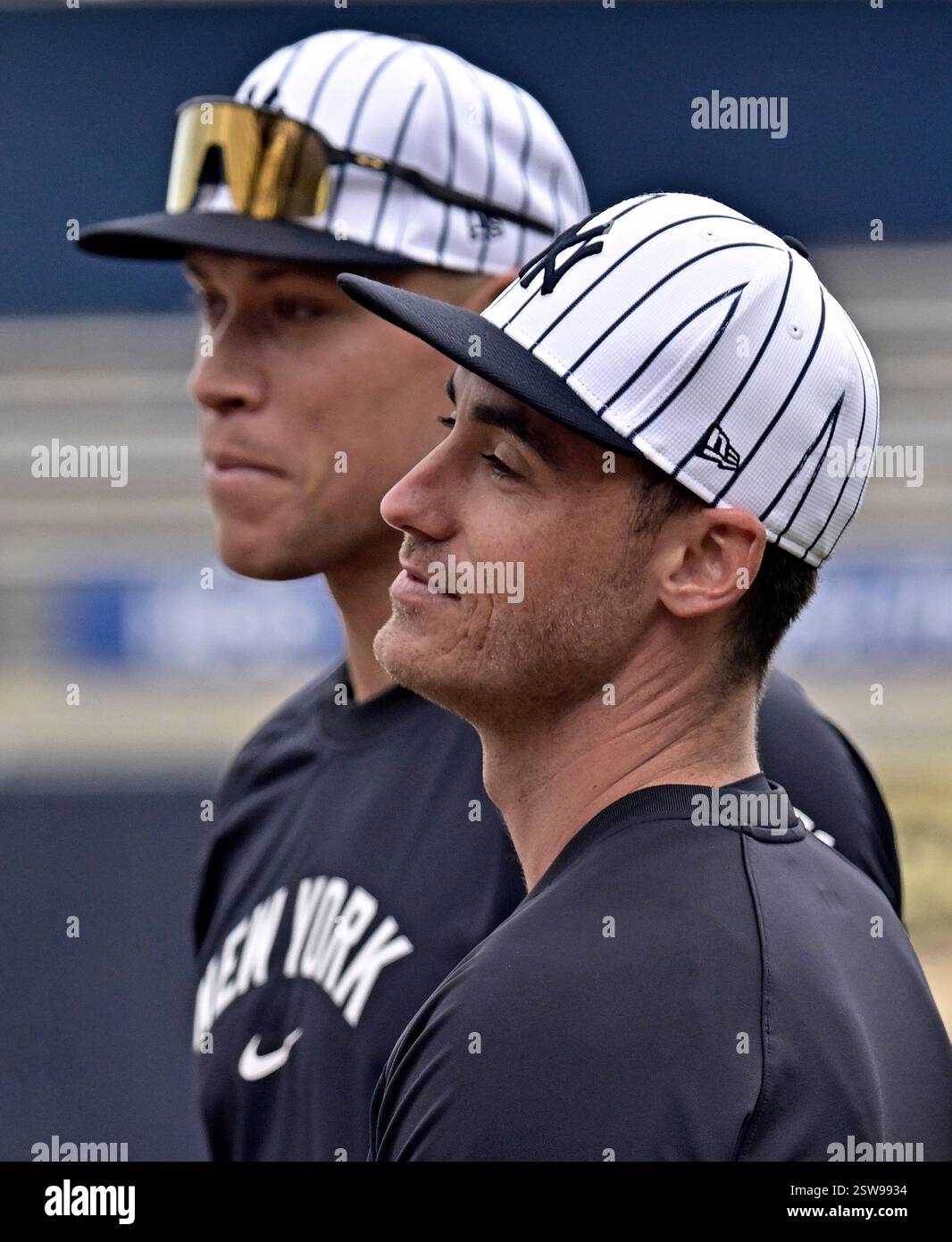 Tampa, United States. 20th Feb, 2025. New York Yankees outfielders Cody ...