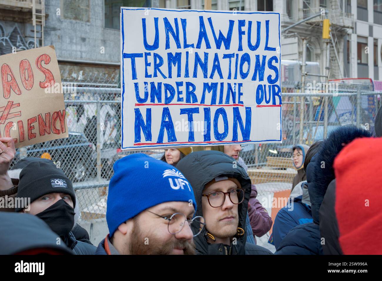 USA. 19th Feb, 2025. On Feb 19, 2025 Federal Workers and everyday ...