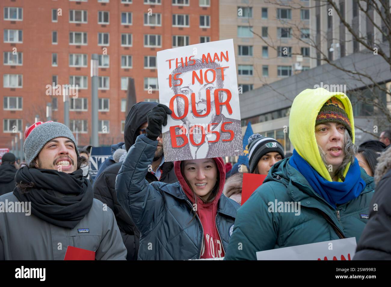 USA. 19th Feb, 2025. On Feb 19, 2025 Federal Workers and everyday ...
