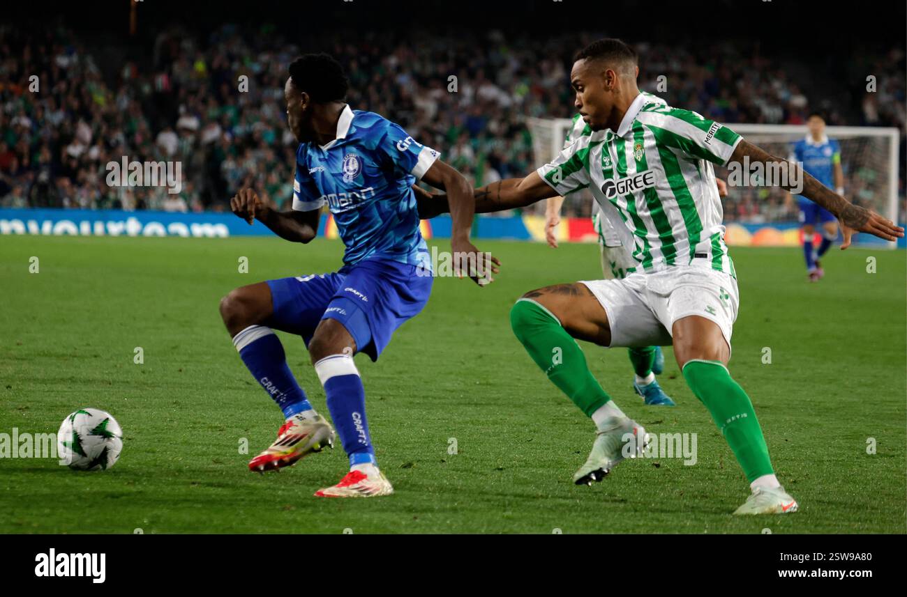 UEFA Conference League soccer match Betis vs Gent at Berito Villamarin ...