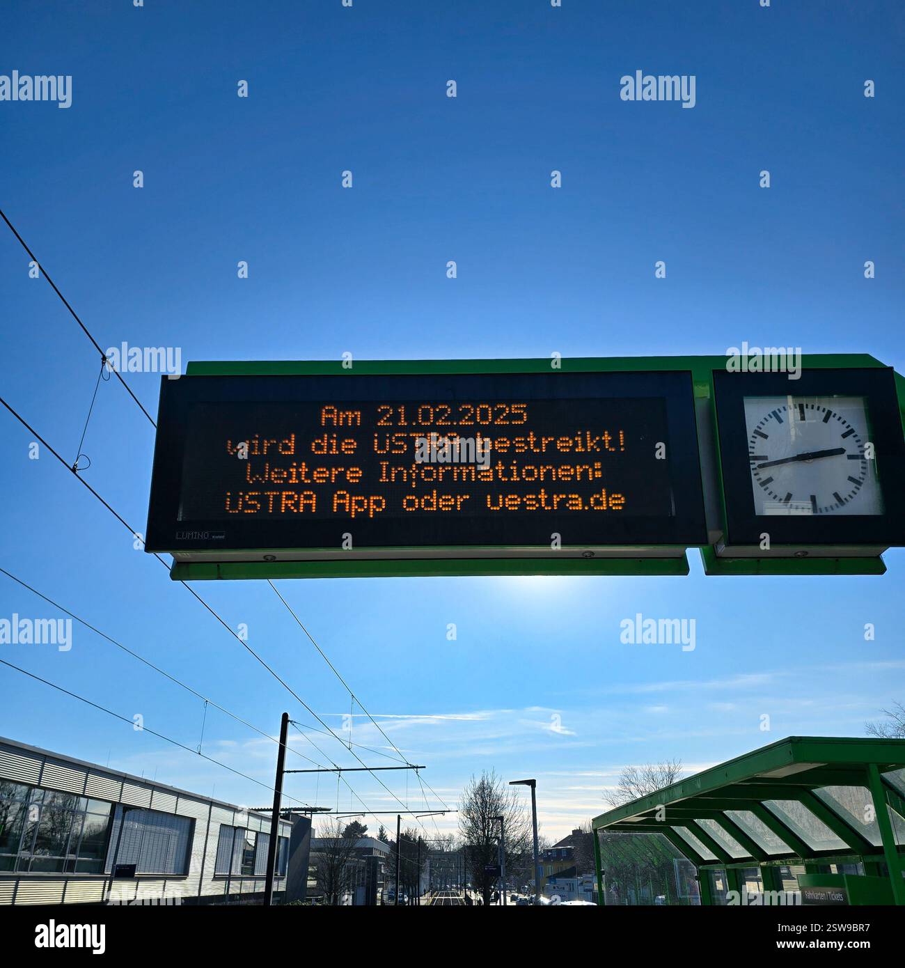 The electronic board continuously updates and displays important ...