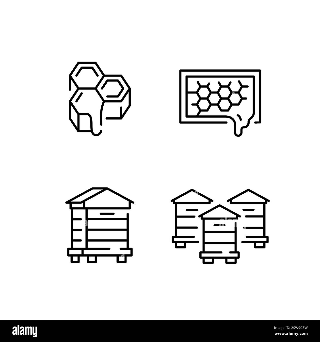 Bee habitat Black and White Stock Photos & Images - Alamy