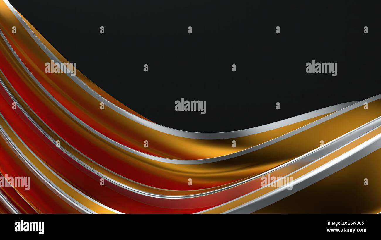 Abstract background representing modern art curve artistry on dark ...