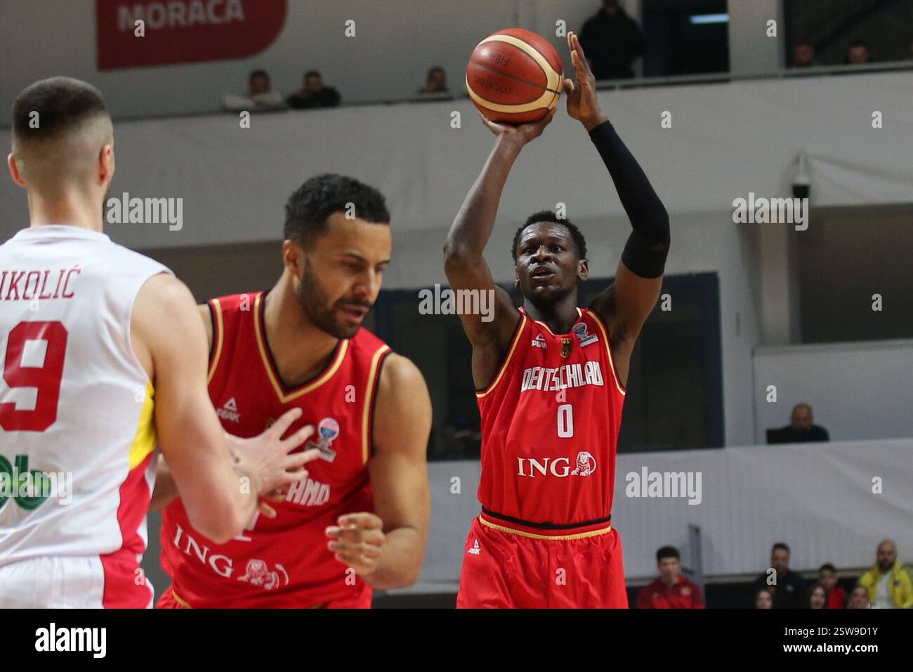 Podgorica, Montenegro. 20th Feb, 2025. Basketball, European ...