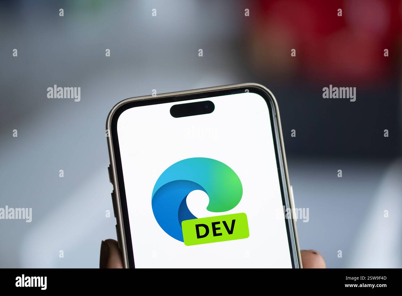 Dhaka, Bangladesh- 02 Nov 2024: Microsoft Edge Dev logo is displayed on smartphone Stock Photo ...